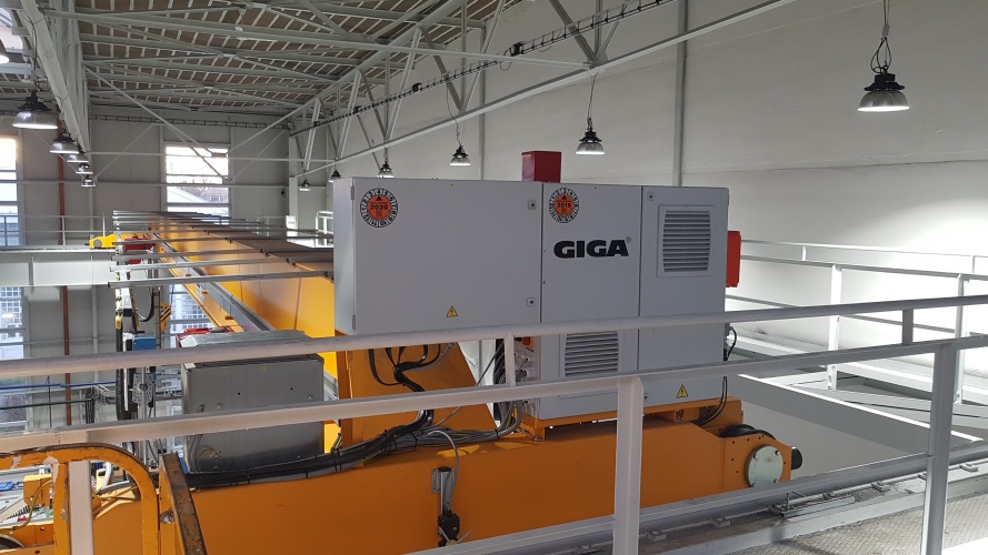 Modification of bridge crane GJMJ 16t/22,5m - addition of hoist GHM ...