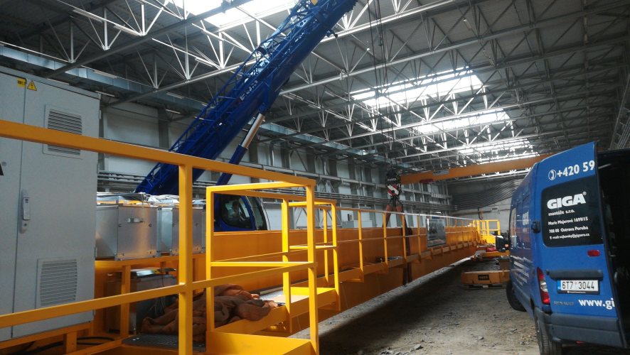 Bridge cranes GJMJ 25t/31,425m and GDMJ 2,5t+2,5t/31,425m for ...